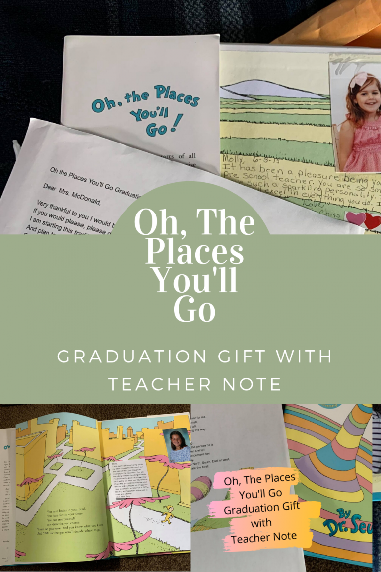 Oh, The Places You’ll Go Graduation Gift with Teacher Note | Jenna Urban